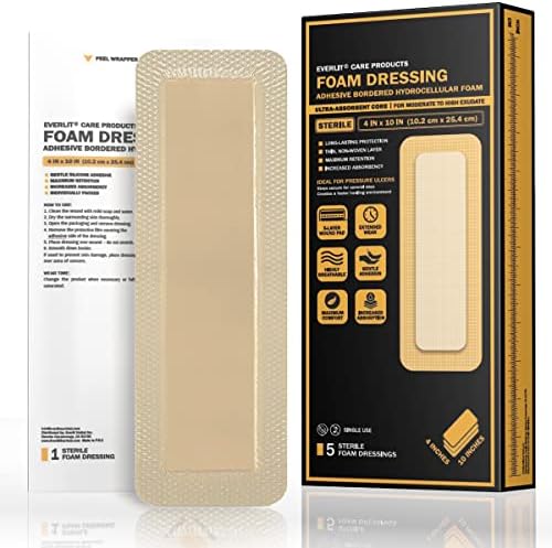 Amazon.com: Waterproof Knee Replacement Surgery Silicone Bandage | 4x10 ...