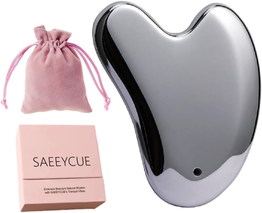 Amazon.com: SAEEYCUE-Terahertz Gua Sha Stone Face Guasha Facial ...