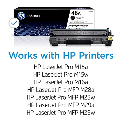 HP 48A Black Toner Cartridge | Works Laserjet Pro M15, M16 Series ...