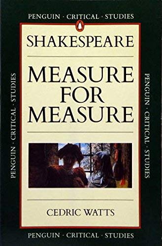 Measure For Measure (Penguin Critical Studies): William Shakespeare ...