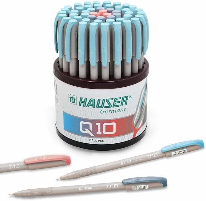 Hauser Q10 0.6mm Ball Pen Tumbler Set | Trendy Durable Plastic Clip ...