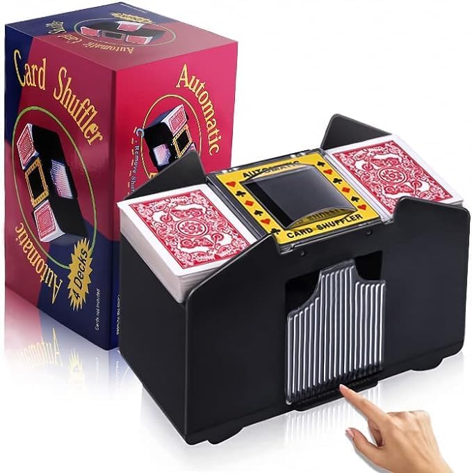 Buy BEBO CREATIONS Adult Automatic Card Game Shuffler - One-Press AUTO ...