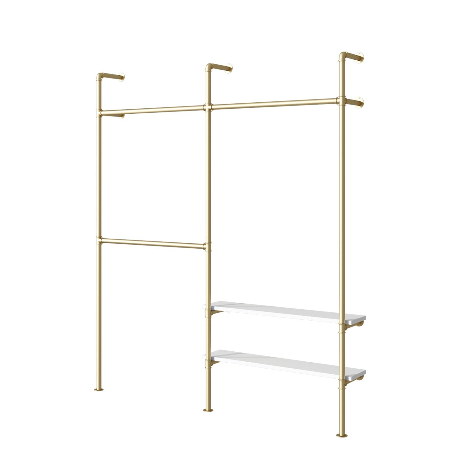 OUBITO Industrial Pipe Clothing Rack,Commercial Grade Pipe Clothes ...