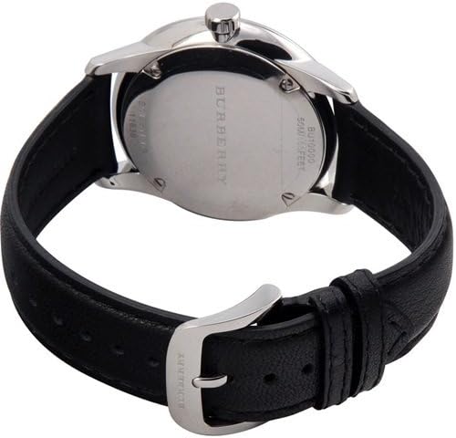 Amazon.co.jp: BURBERRY バーバリー BU10000 Classic Round クラシックラウンド レザー 腕時計 ...