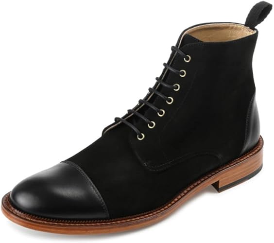 Amazon.com | TAFT Troy Handcrafted Leather and Suede Men's Dress Boots ...