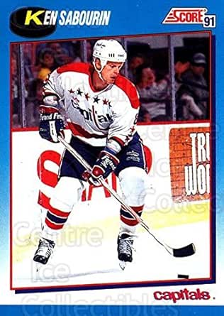 Amazon.com: (CI) Ken Sabourin Hockey Card 1991-92 Score Canadian ...