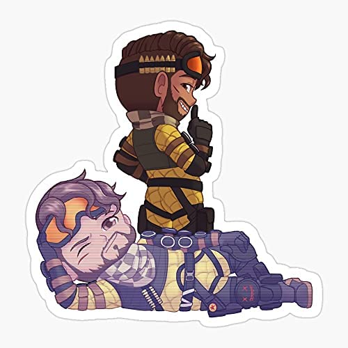 Fanart Apex Legends Chibi Mirage Sticker Graphic Waterbottles ...