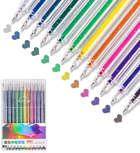 Amazon.com: XWT 12 Colors Glitter Gel Pens Set, Sparkling Shiny ...