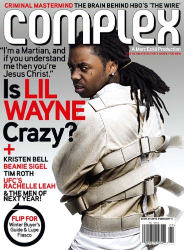 Complex Magazine, December 2007 / January 2008 Lil Wayne & Kristen Bell ...