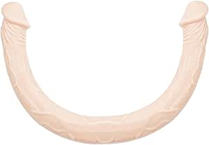 Amazon.com: Double Ended Dildo, 17 in Super Long Double Dong, Flexible Realistic Double-Sided ...