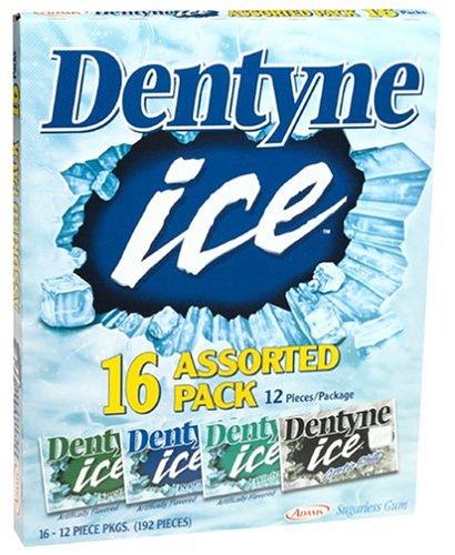 Amazon.com : Dentyne Ice Sugarless Gum, Assorted (768 Pieces total ...