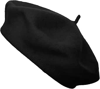 TopTie Wool Beret for Women 60% Wool French Style Artist Hat Solid ...