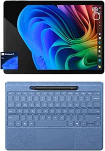 Microsoft Surface Pro 11 Bundle, 2-in-1 Tablet with Sapphire Flex Keyboard and Slim Pen ...