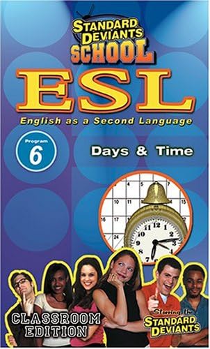 Amazon.com: Standard Deviants School - ESL, Program 6 - Days and Time ...