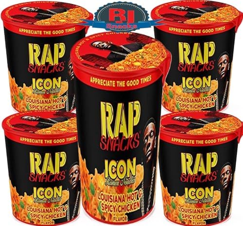 Amazon.com: Rap`Snacks Ramen Noodles 2.25 oz (Curated by RJ Snacks ...