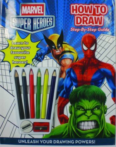 Marvel Super Heroes How to Draw Activity: unknown author: 9781472307583 ...