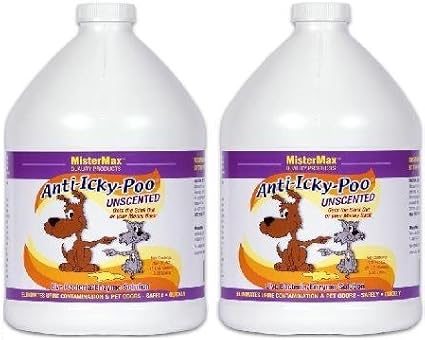 Amazon.com: Anti Icky Poo Unscented Odor Remover (2) Gallons : Pet Supplies