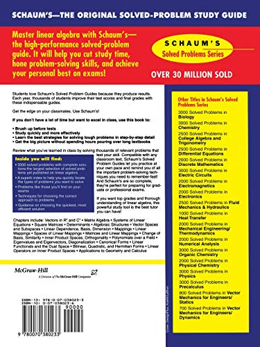 3,000 Solved Problems in Linear Algebra - Want It All