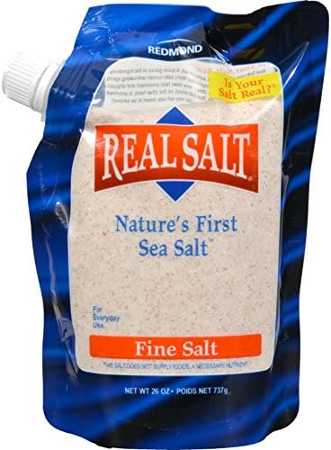 Amazon.com : Redmond Real Salt - Ancient Fine Sea Salt, Unrefined ...