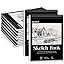 Amazon.com: 4 Pack Small Sketch Books, 5.5 x 8.5 Inch Mini Sketchbook ...