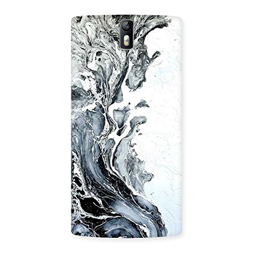 Neo World Marble Blue Flow Back Case Cover for One Plus One : Amazon.in ...