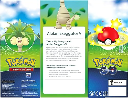Pokemon TCG GO Collection—Alolan Exeggutor V Best Deals and Price ...
