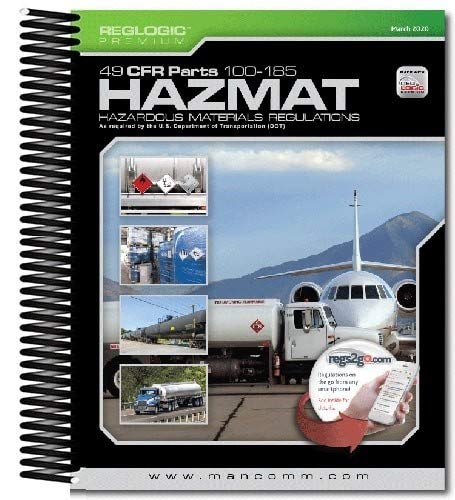Mancomm's Hazmat 49 CFR 100-185 March 2020 Book: Mancomm, Mancomm ...