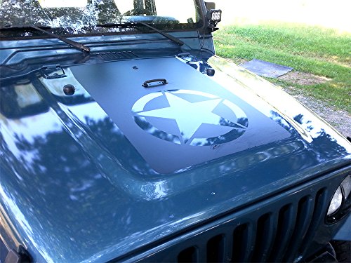 Auto Vynamics - JEP-101-STAR-INVASION-MBLA - Matte Black Vinyl Hood ...