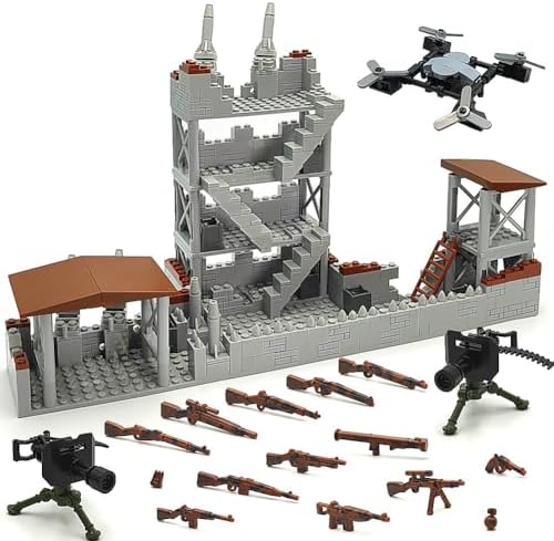 Amazon.com: dspitwod Military Base Play Set for Army Command Center ...