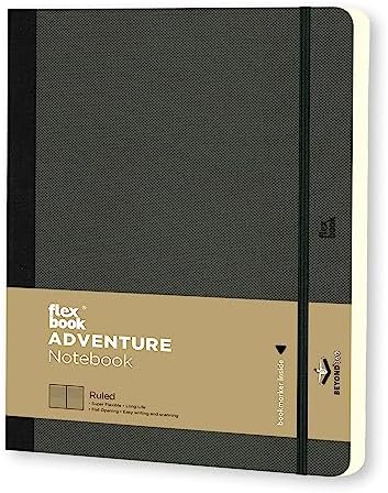 flexbook Adventure Notebook Ruled Off-Black | Large | 17x24cm | 192 ...