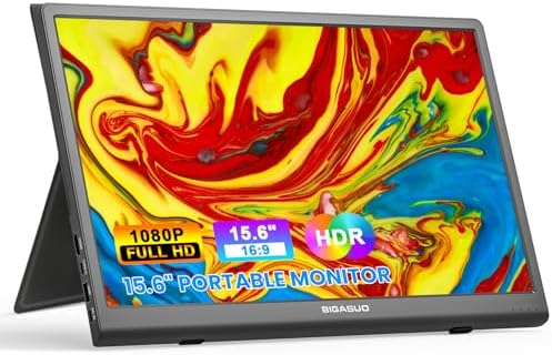 Amazon.com: FANGOR Portable Monitor, 15.6" FHD 1080P Travel Monitor for ...
