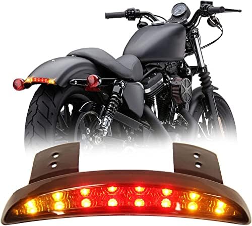 Amazon.com: DREAMIZER Motorcycle Chopped Rear Fender Edge LED Brake ...