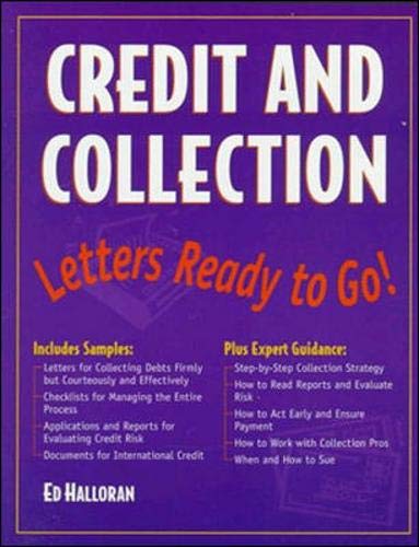 Credit and Collection : Letters Ready to Go!: Halloran, Ed ...