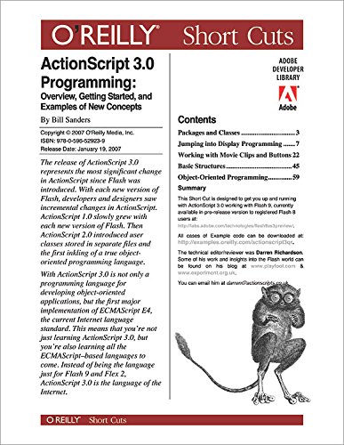 ActionScript 3.0 Programming: Overview, Getting Started, and Examples ...