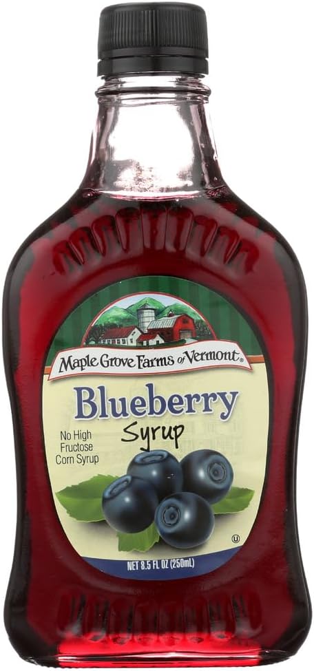 Amazon.com: Maple Grove Farms Flavored Syrups, Blueberry, 8.5 Ounce