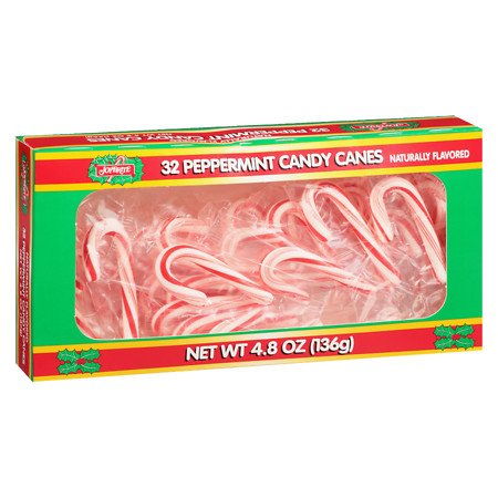 Amazon.com : 3 BOXES of 32 Mini Peppermint Candy Canes 96 COUNT ...
