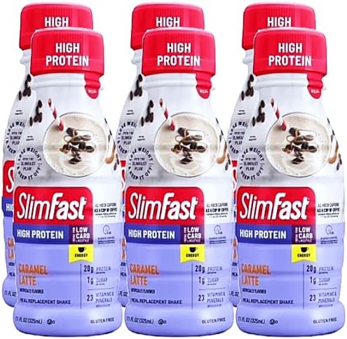 Amazon.com: SlimFast Advanced Energy High Protein Meal Replacement ...
