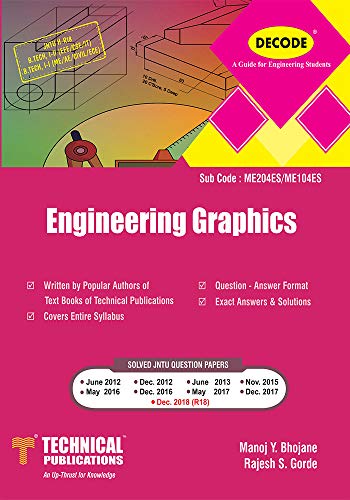 Engineering Graphics (EEE/CSE/IT) , Manoj Y. Bhojane, Rajesh S.Gorde ...