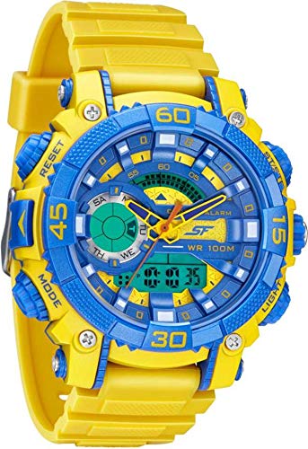SF CSK Analog-Digital Blue Round Dial Men's Casual Watch-77070PP11 ...