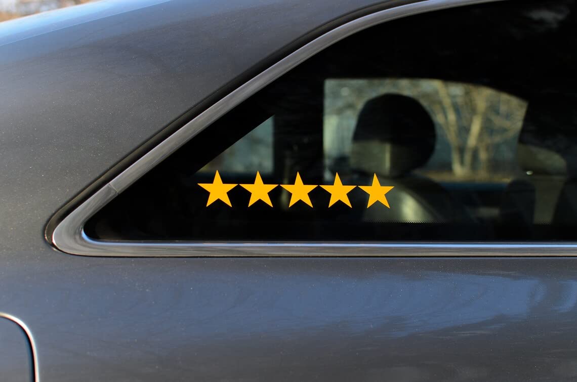 LYOMAN® 5 Star Wanted Level GTA car Sticker Exterior : Amazon.in: Car ...