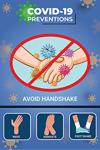 Coronavirus Sticker Poster - Covid 19 Precautions - Coronavirus ...