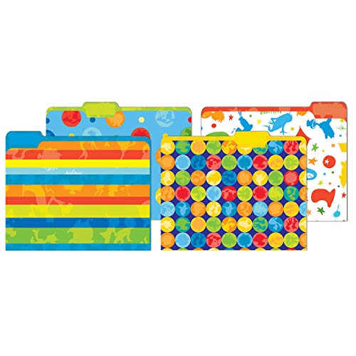 Eureka Dr Seuss Spot On Seuss File Folders 6 Bundles 24/total 9" x 11.5 ...