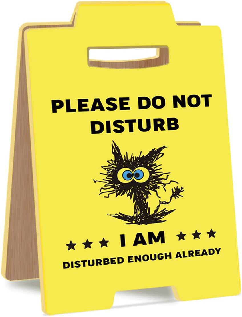Amazon.com: Funny Tabletop Decorations, Please Do Not Disturb Sign ...