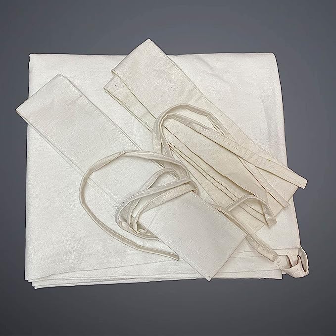 Buy OKO Pure Cotton Wet Pack Patti Set head, neck and abdominal wet ...