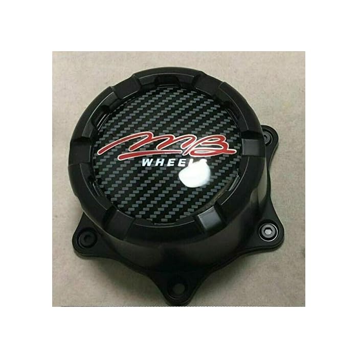 Buy MB Wheels Chaos C-324-2 86273 Matte Black 6 Lug Wheel Center Cap ...