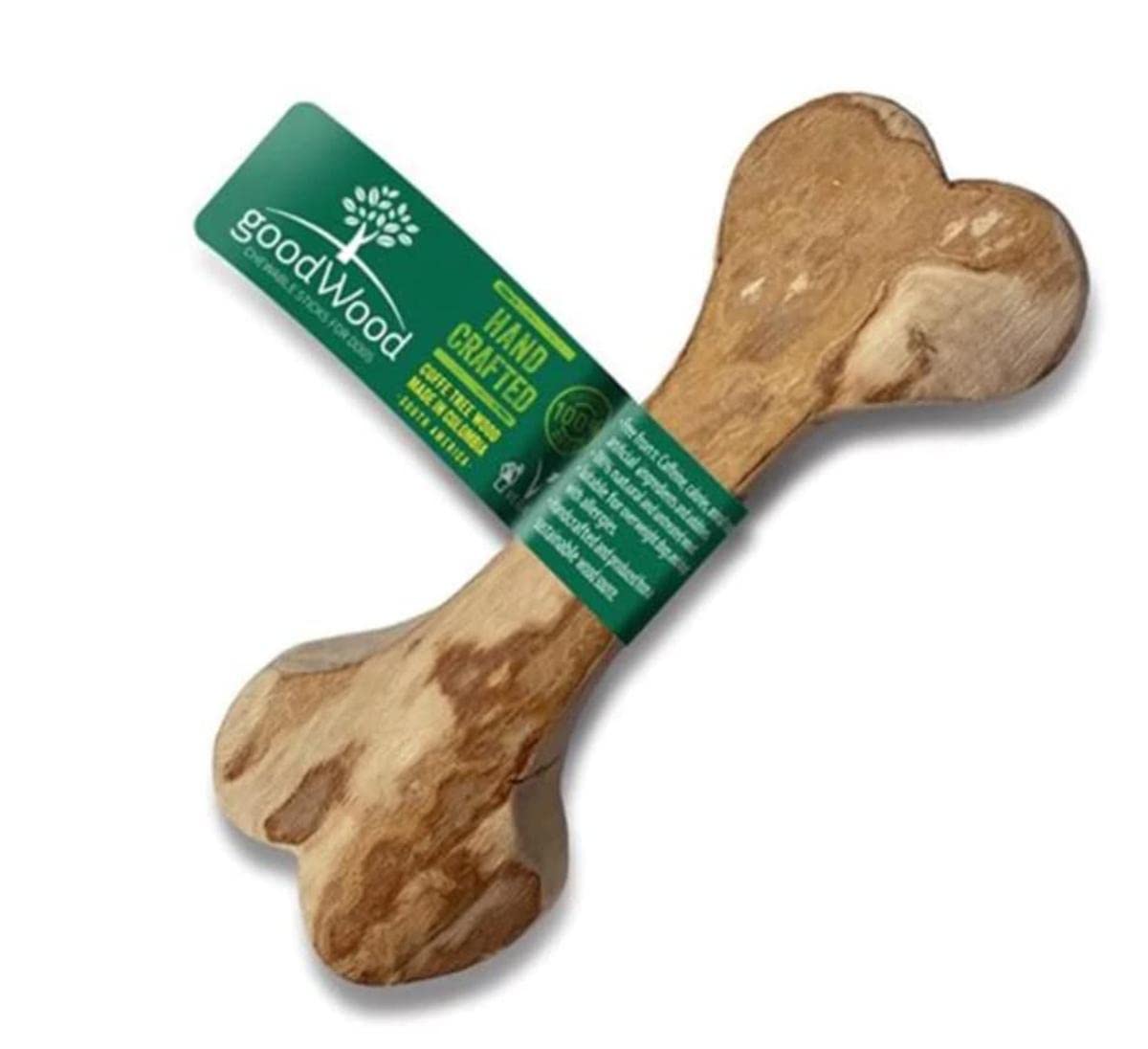 Goodwood Coffee Tree Wood - Chewable Bone Shape Dog Treat Stick ...