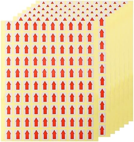 Amazon.com : ONLYKXY 2700pcs Arrow Stickers Small Stickers 0.5inch Self ...