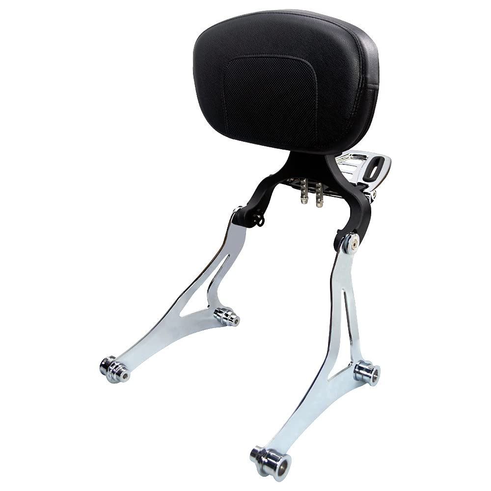 Buy WOWTK Motorcycle Multi-Purpose Backrest, Adjustable Driver ...
