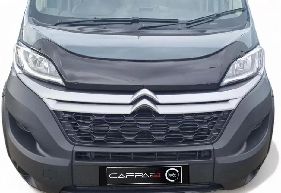 For CITROEN RELAY GLOSS BLACK BONNET WIND STONE DEFLECTOR PROTECTOR NOT ...