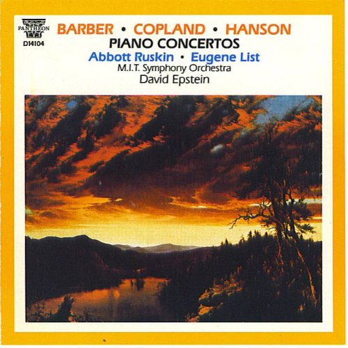 Abbott Ruskin, Eugene List, Samuel Barber, Aaron Copland, Howard Hanson ...
